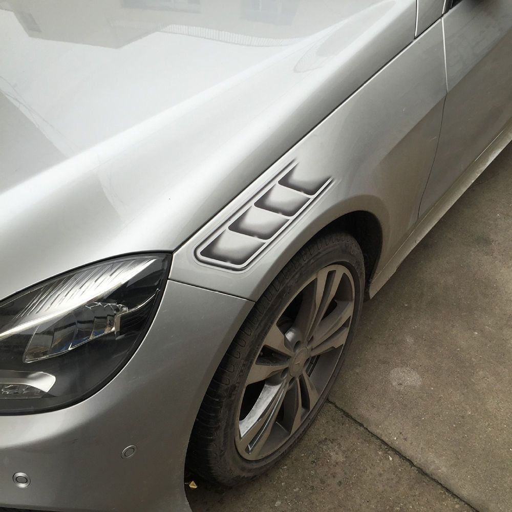 Hot Waterproof Car- styling Flow Fender Decor Vent Air Car Stickers ...