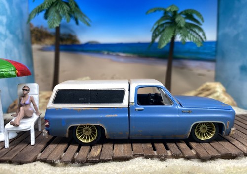 1973 Chevrolet Cheyenne 10 Custom Lowered & Weathered Look 1/64 Pickup ...