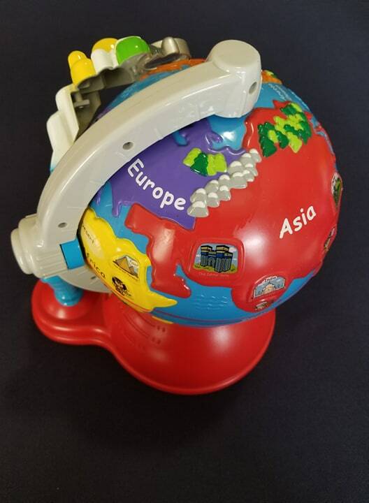 VTech Fly & Learn Globe Educational Interactive Learning Toy Airplane ...