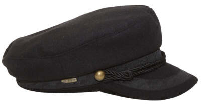 Greek Fisherman Cap Hat Black With Rope Hat Band One Size Yachting ...