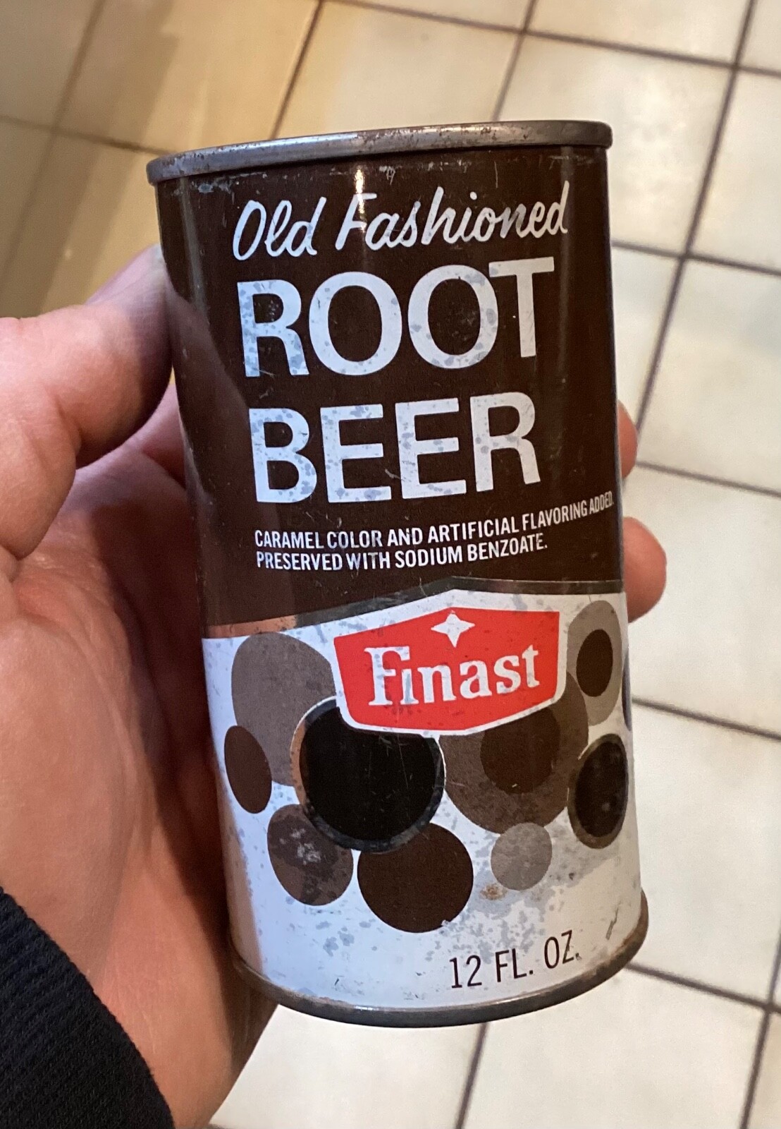 Old Root Beer Soda Can Finast Supermarket Flat Top Can Somerville Mass ...
