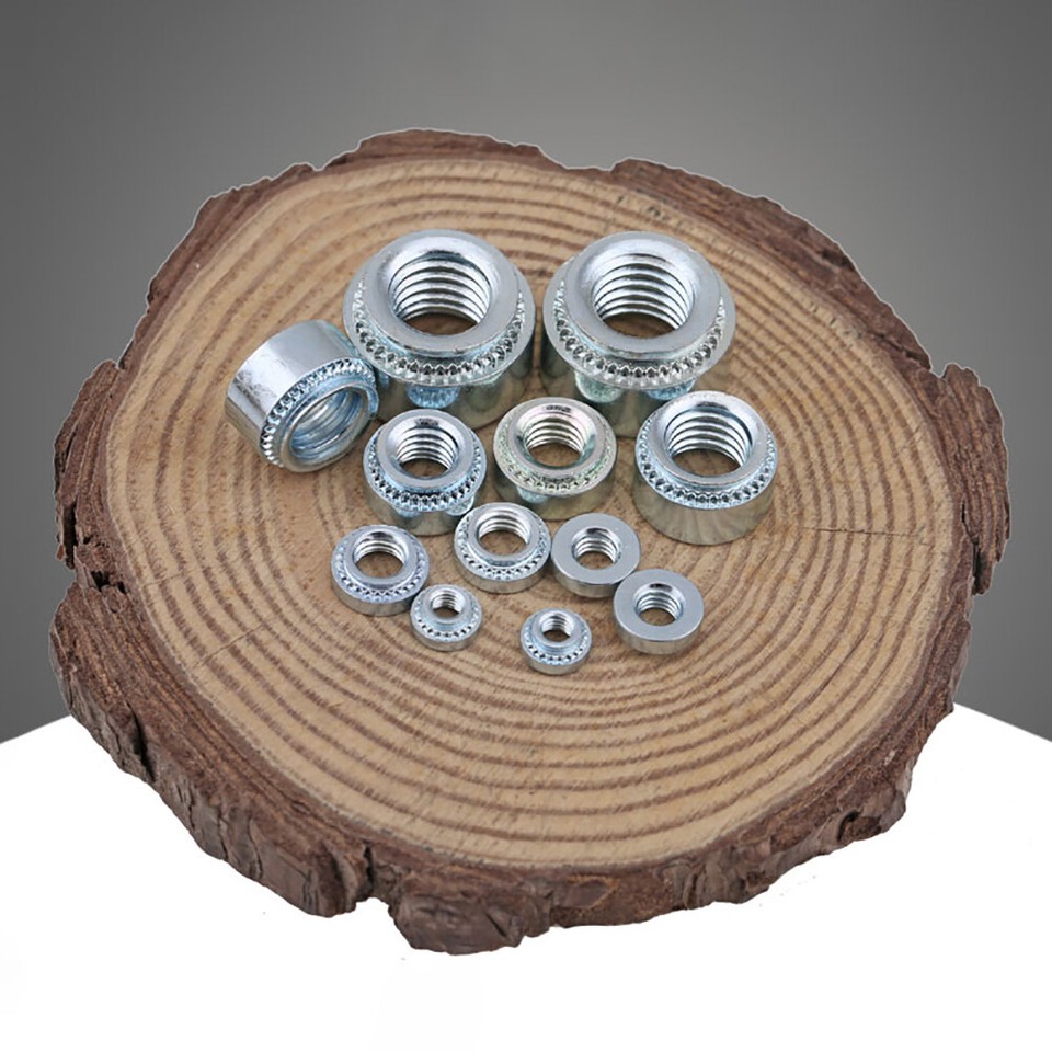 SELF CLINCHING NUTS ROUND THREADED INSERT SHEET METAL PRESS SWAGE NUTS ...