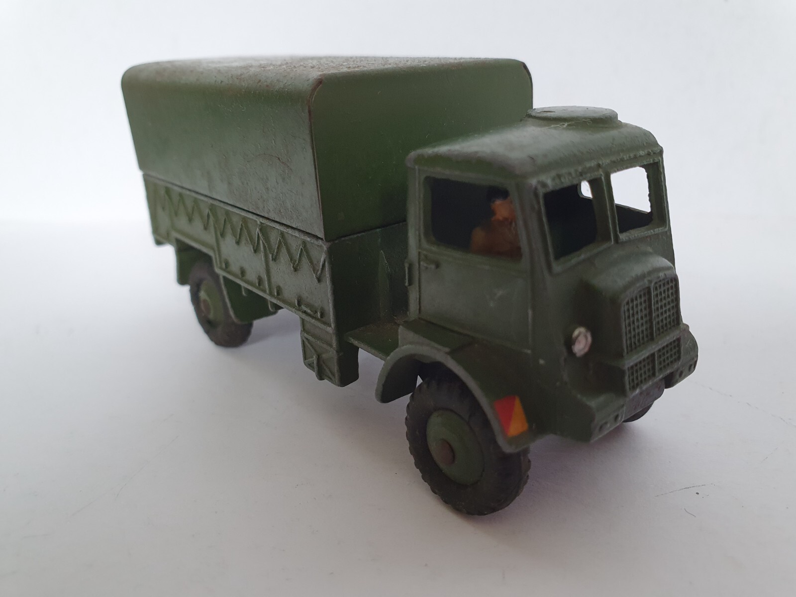 VINTAGE DINKY TOYS ARMY WAGON # 623 ORIGINAL WITH COVER AND HOOK WITH ...