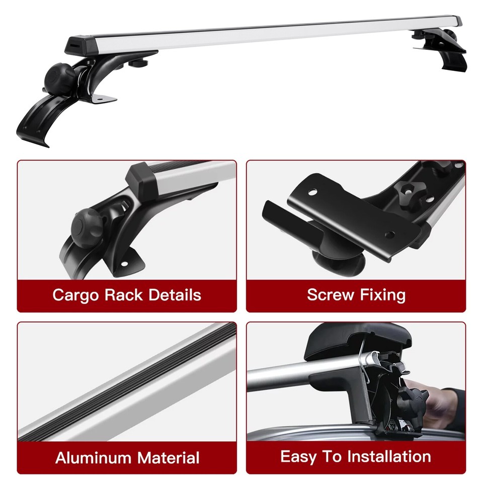 For GMC Sierra 2500 48" Top Roof Rack Cross Bar Luggage Cargo Carrier ...