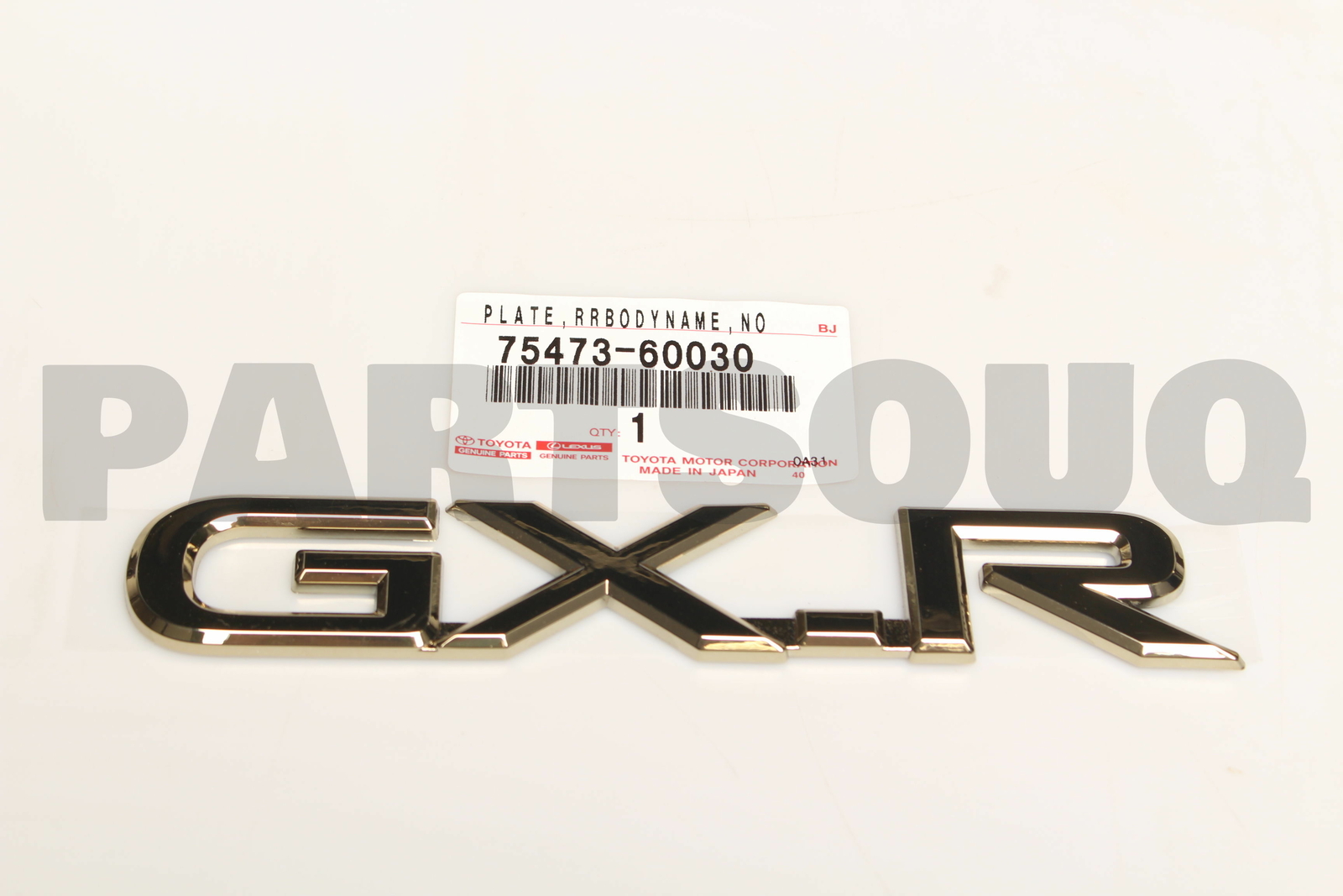 7547360030 Genuine Toyota PLATE, BACK DOOR NAME, NO.2 75473-60030 | eBay
