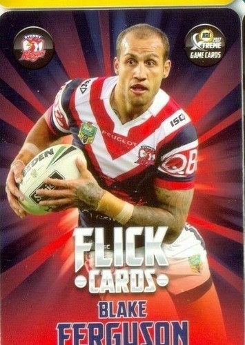 2017 NRL Xtreme Flick Card FC014 Blake Ferguson - Sydney Roosters | eBay