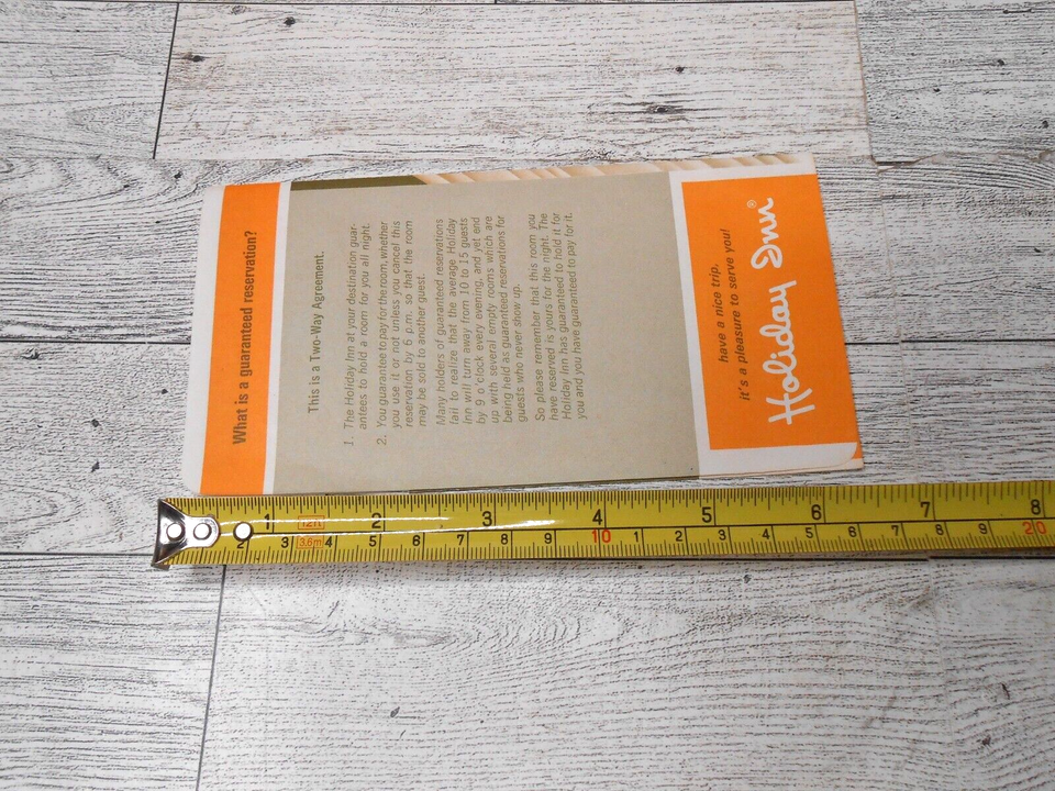 Vintage Holiday Inn Passport to Pleasure Holidex System Expense Report ...