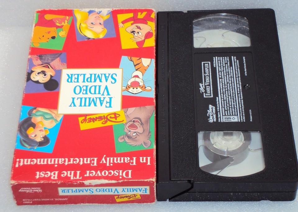 Walt DISNEY FAMILY VIDEO SAMPLER VHS 1995 Pampers Promotional Video ...