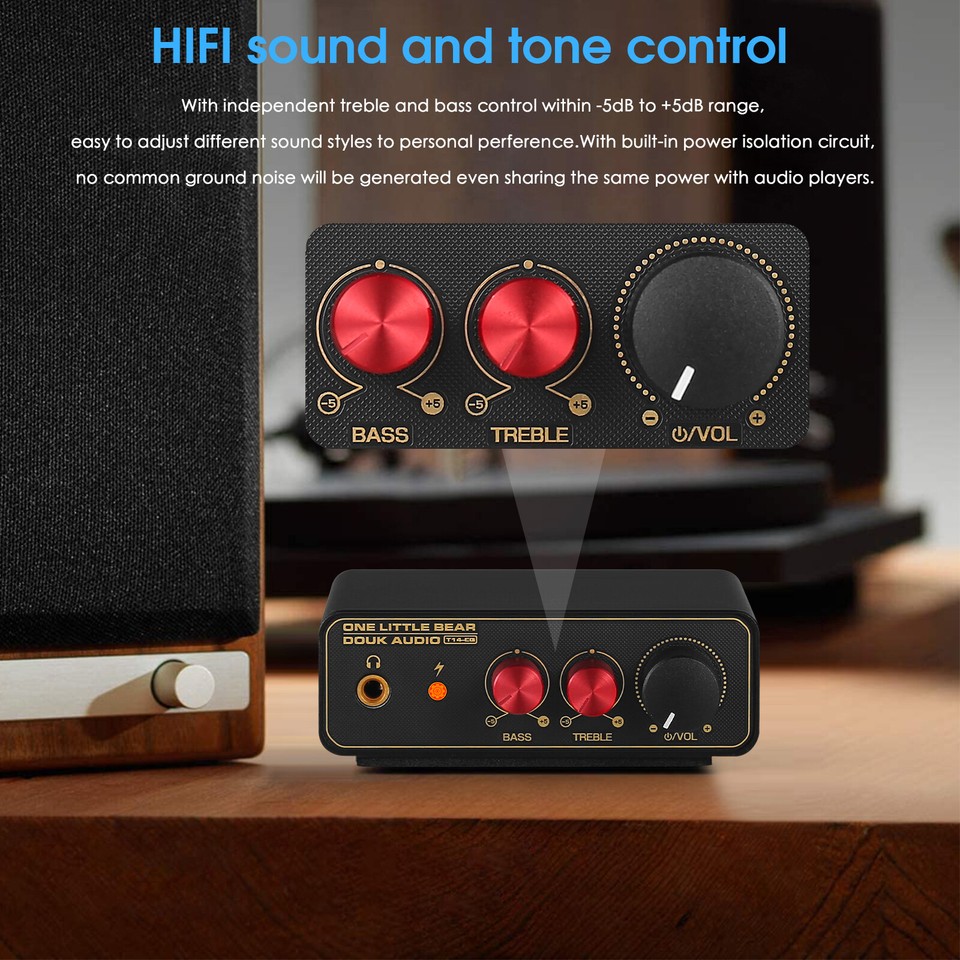Mini MM/MC Phono Stage Preamp RIAA Amplifier for Home Turntables ...