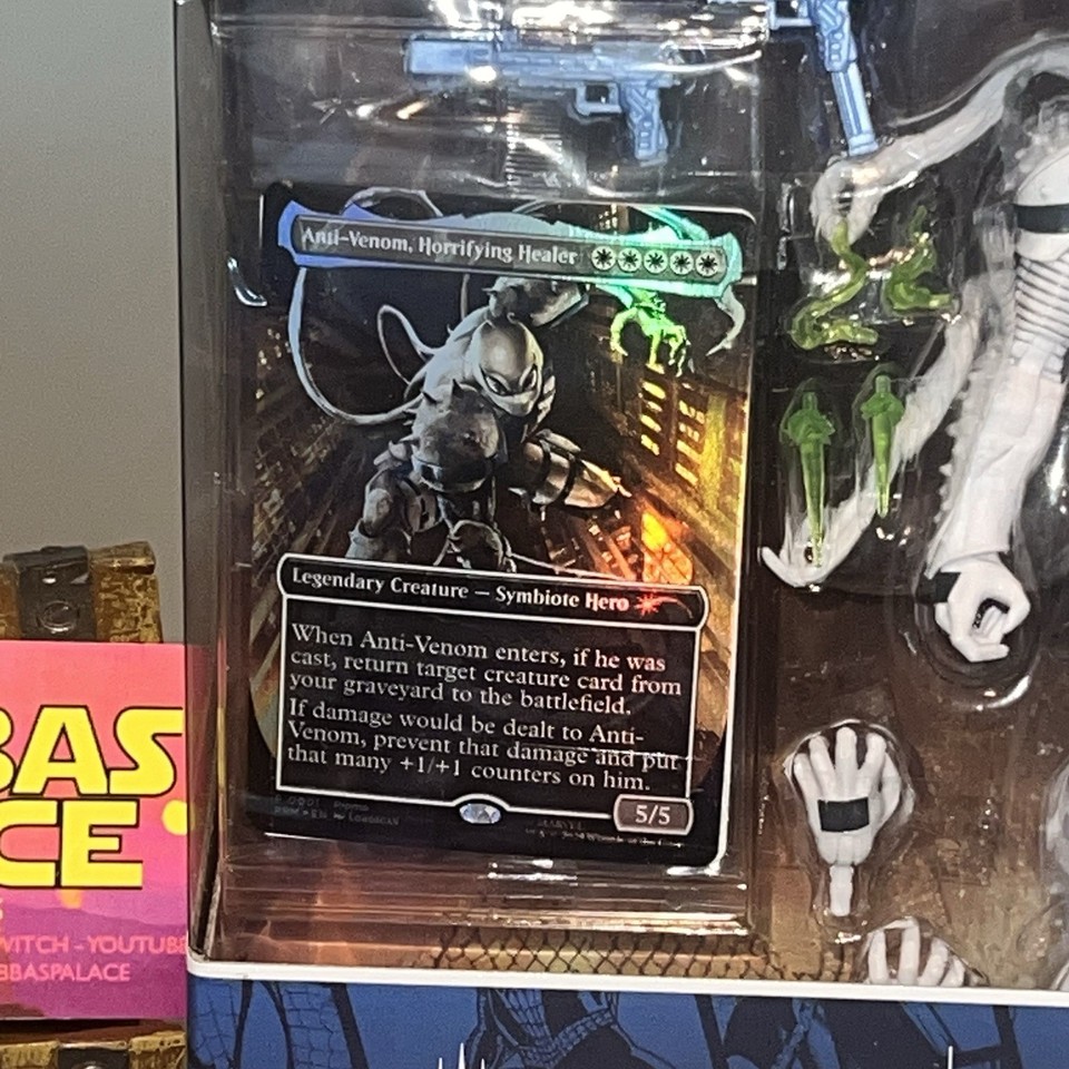 Marvel Legends Magic the Gathering Agent Anti-Venom 6" Hasbro Figure ...