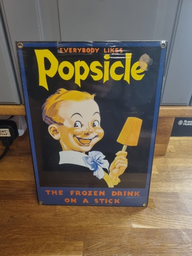 Popsicle Metal Sign Vintage Retro Style | eBay UK