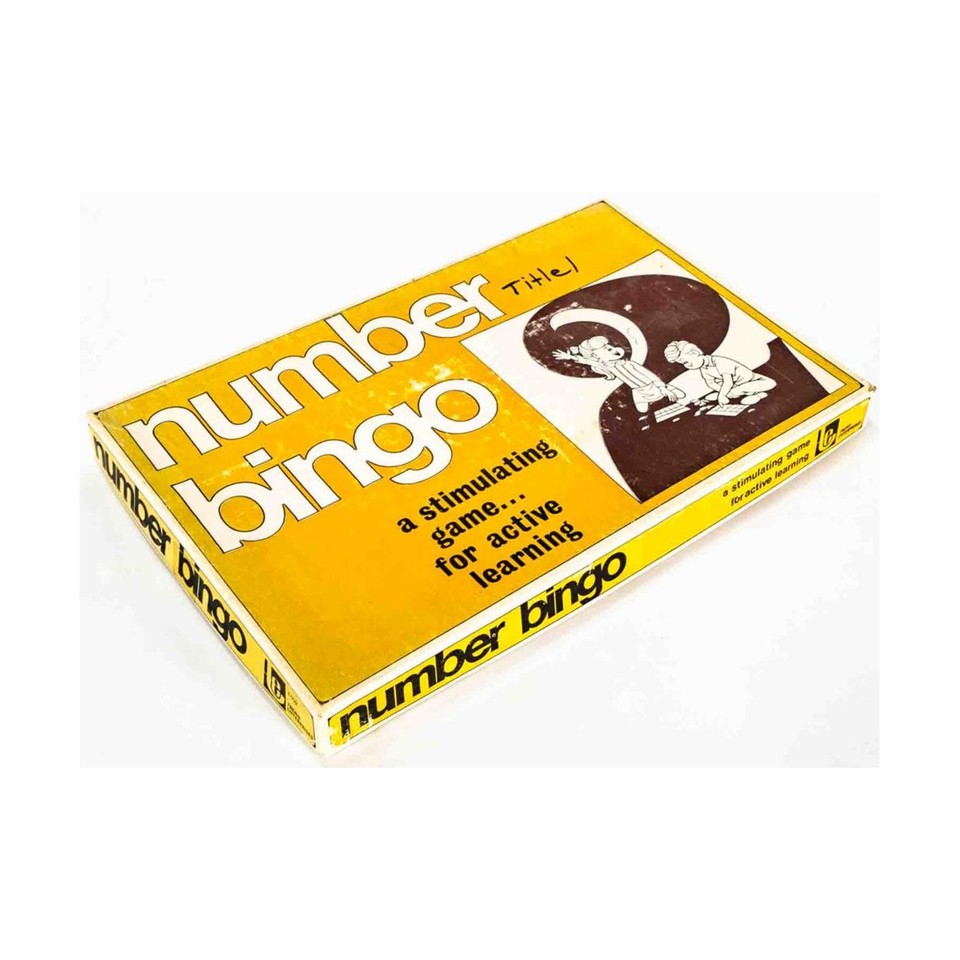 Trend Enterprises Board Game Number Bingo Box Fair/VG | eBay