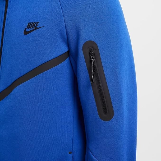 Nike Original Tech Fleece Windrunner Game Royal BLUE Black HV0949 480 ...