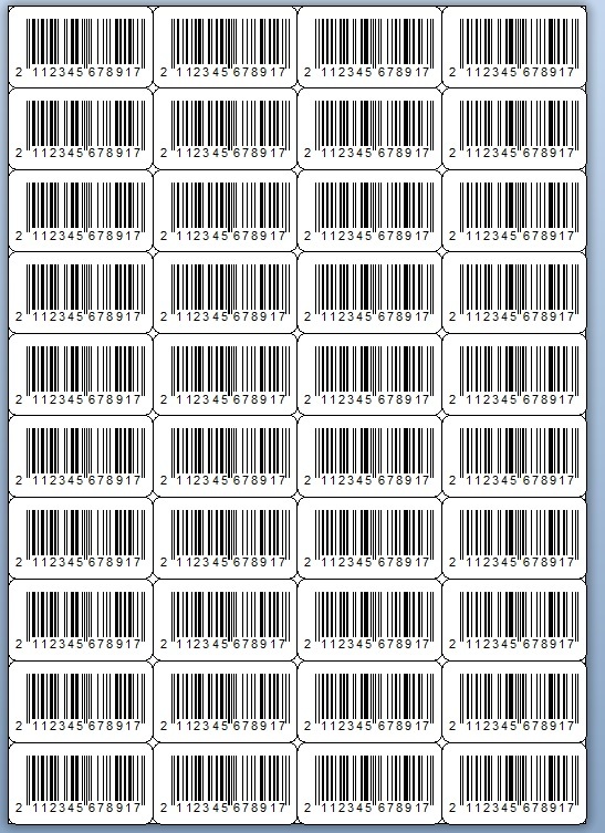 EAN Printed Barcode Self Adhesive Labels Stickers PR24 | eBay