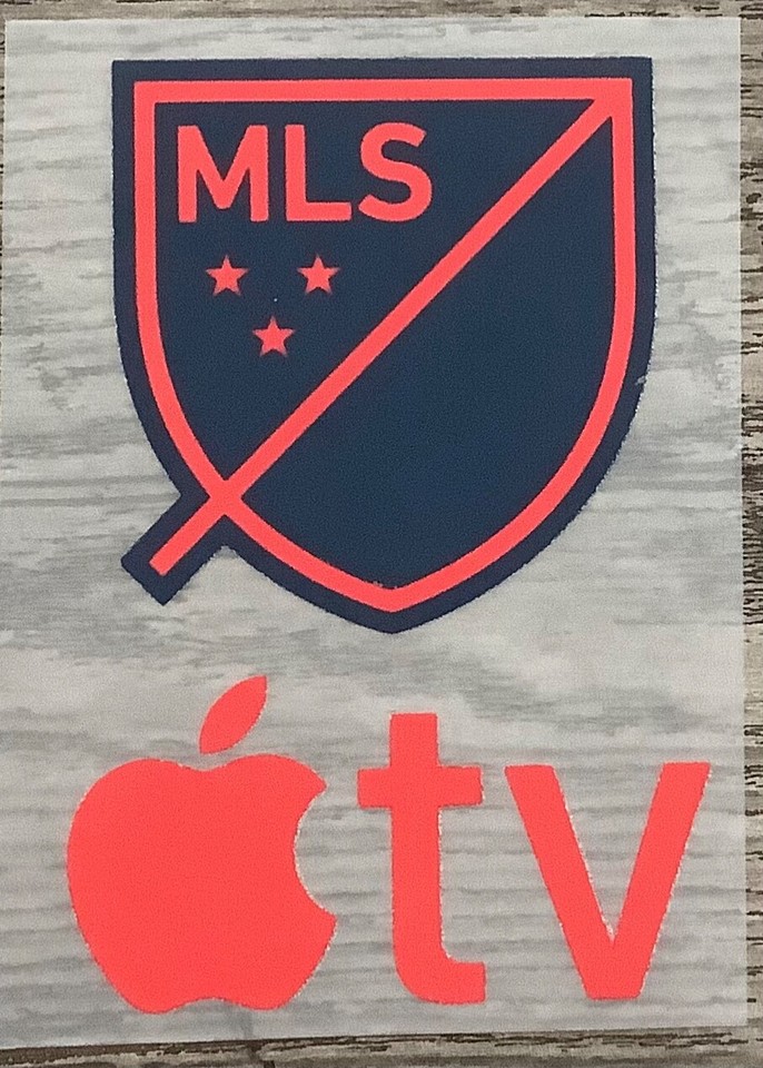 AMERICAN LEAGUE MLS SOCCER APPLE TV&SPONSOR IRON ON PATCHES | eBay