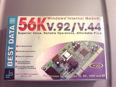 Windows Internal Modem 56K v.92/v.44 Windows 98 ME 2000 XP Model 56HP ...