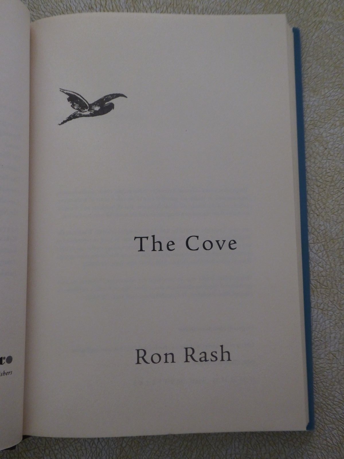 The Cove by Ron Rash (2012, Hardcover) 9780061804199| eBay