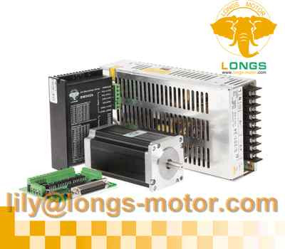 1Axis Nema23 Stepper Motor 23HS9430 Single Shaft 425oz-in Driver DM542A ...