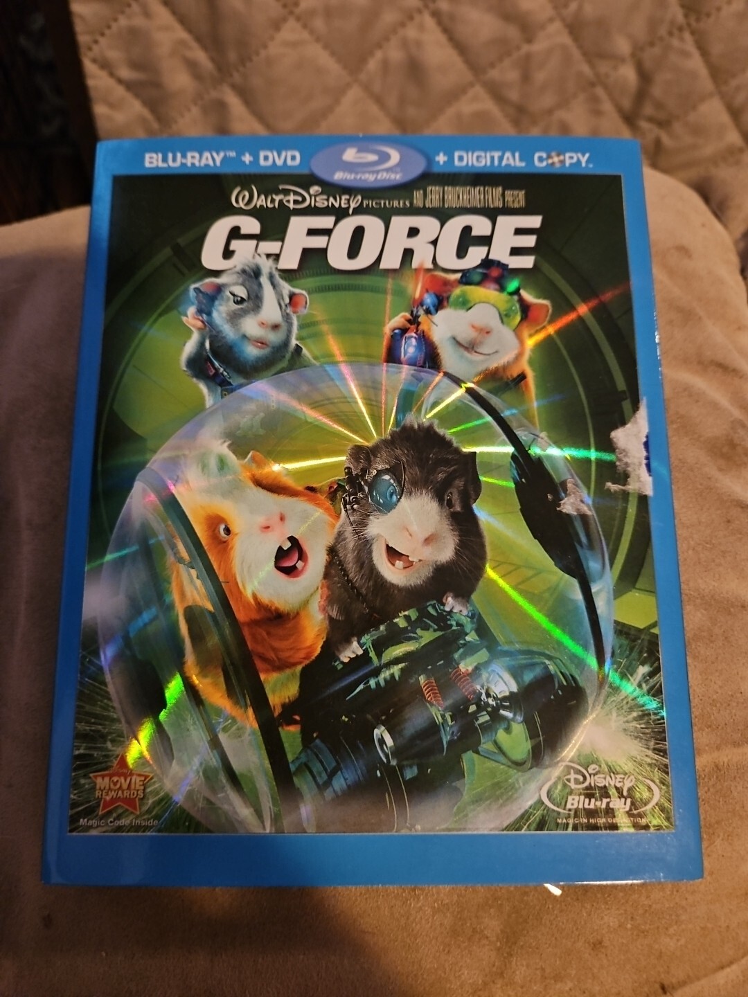 G-Force (Blu-ray/DVD, 2009, 3-Disc Set, Includes Digital Copy) WITH ...