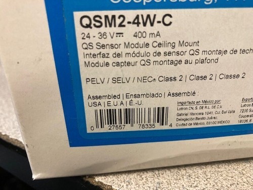Lutron (QSM2-4W-C) QS Sensor Module Ceiling Mount 27557783354| eBay