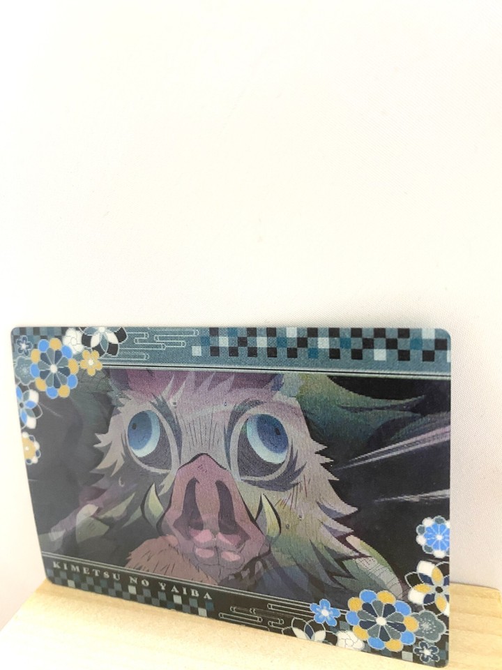 Demon Slayer Lenticular Card Inosuke Hashibira Bandai Namco Shueisha No ...