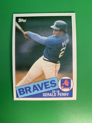 1985 Topps Gerald Perry #219 Atlanta Braves | eBay