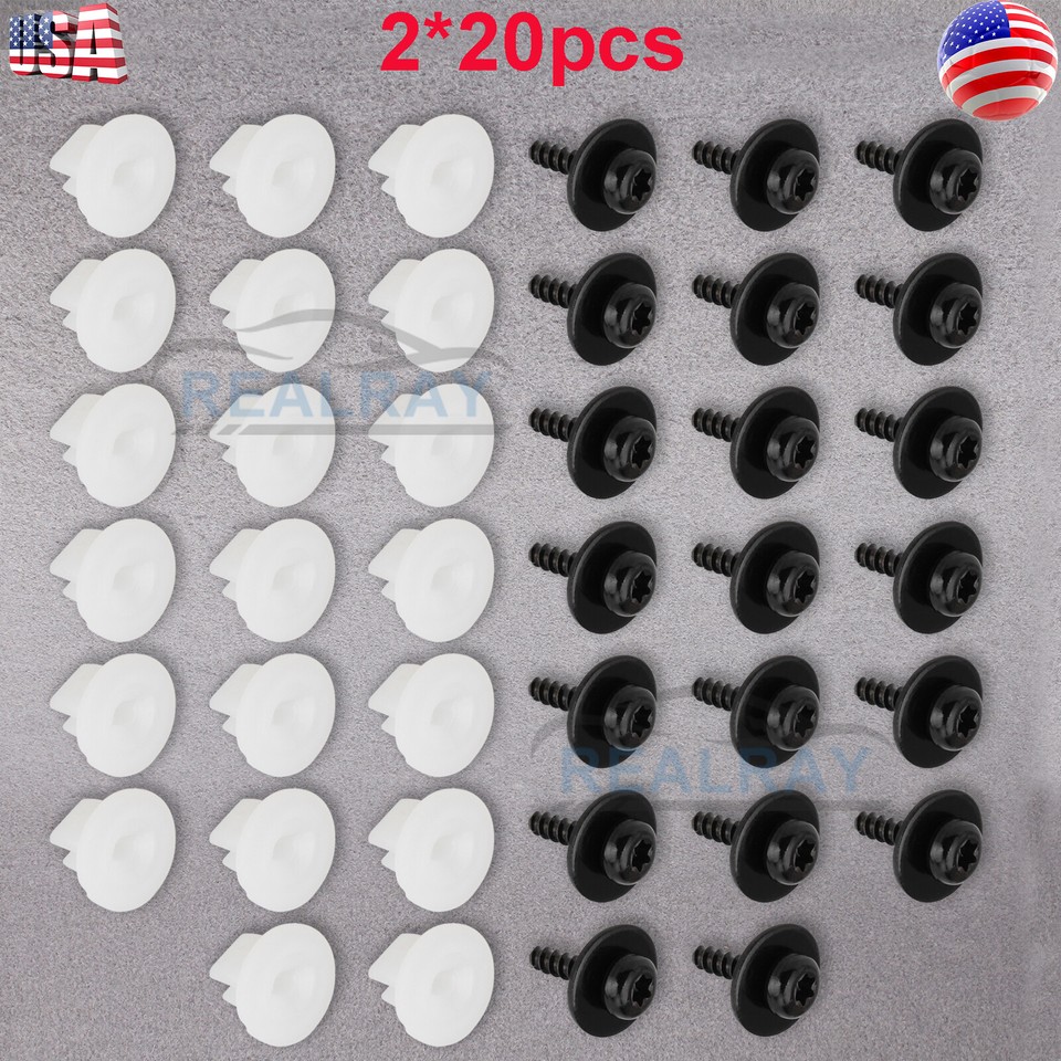 20x Drive Screw for Ford Escape Under Engine Shield Air Dam Deflector ...