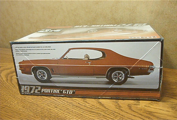MPC 1972 PONTIAC GTO MODEL KIT #711 1/25 scale - Molded in Dark Orange ...