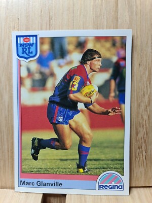 MARC GLANVILLE🏆'92 Series Newcastle KNIGHTS #68 Rugby League NRL Card🏆 ...