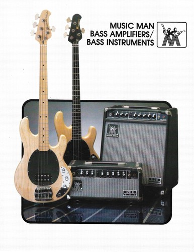 EARLY 1980'S MUSIC MAN BASS AMPLIFIERS / BASS INSTRUMENTS CATALOG ...