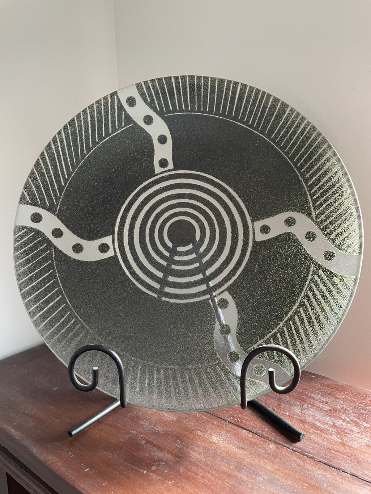 Aboriginal glass art piece Made By Wathaurong Glass Geelong | eBay