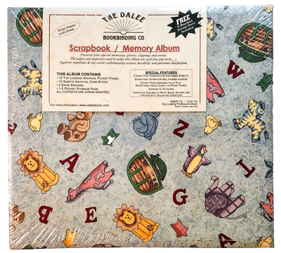 The Dalee Scrapbook/Memory Album Top Loading 12x12 Animal Theme | eBay