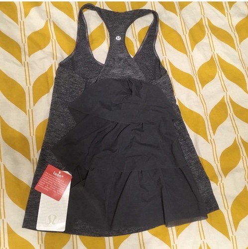 Lululemon Women's Tank Top Size 8 With Tiered Ruffle Back design, New ...
