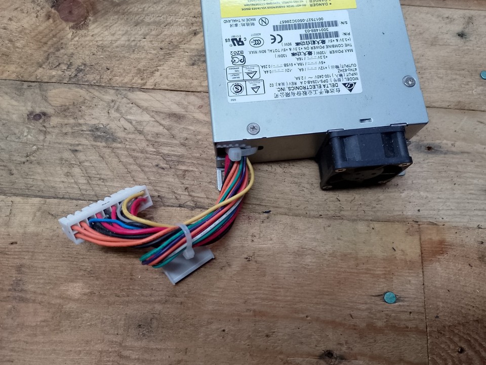 130W Power Supply Sun Netra T1 P/N 300-1488-03 Delta DPS-129AB-2A -A8 ...