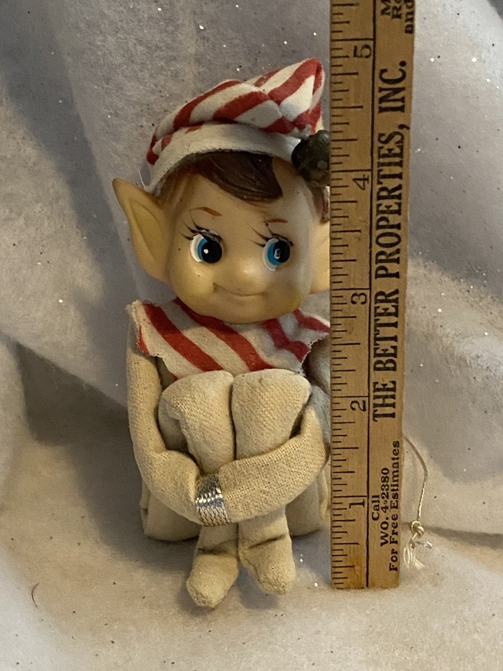 Vtg Jestia Japan #231 Pixie ELF KNEE HUGGER Pointy Ears Christmas *sun ...