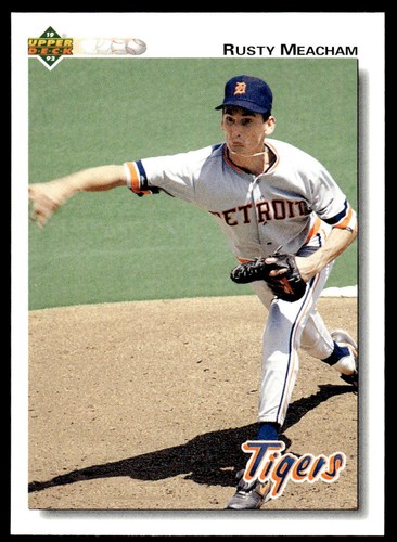 1992 Upper Deck 453 Rusty Meacham Detroit Tigers Baseball Card | eBay