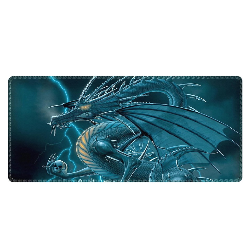 XXL Extra Large Extended Heavy Thick Gaming Desk Mat 35.4 x 15.7 Inch ...