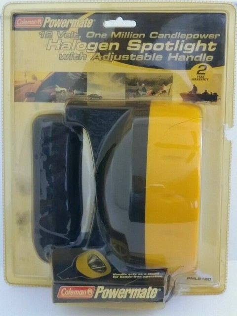 Coleman Powermate Halogen Spotlight 1 Million Candlepower 12 Volt for ...