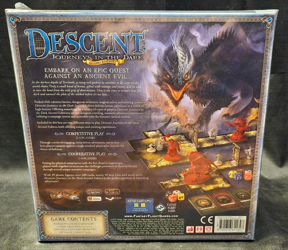 Descent: Journeys in the Dark Second Edition Board Game | eBay