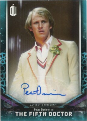 PETER DAVISON Autograph trading card- DOCTOR WHO 2018 Signature Series ...