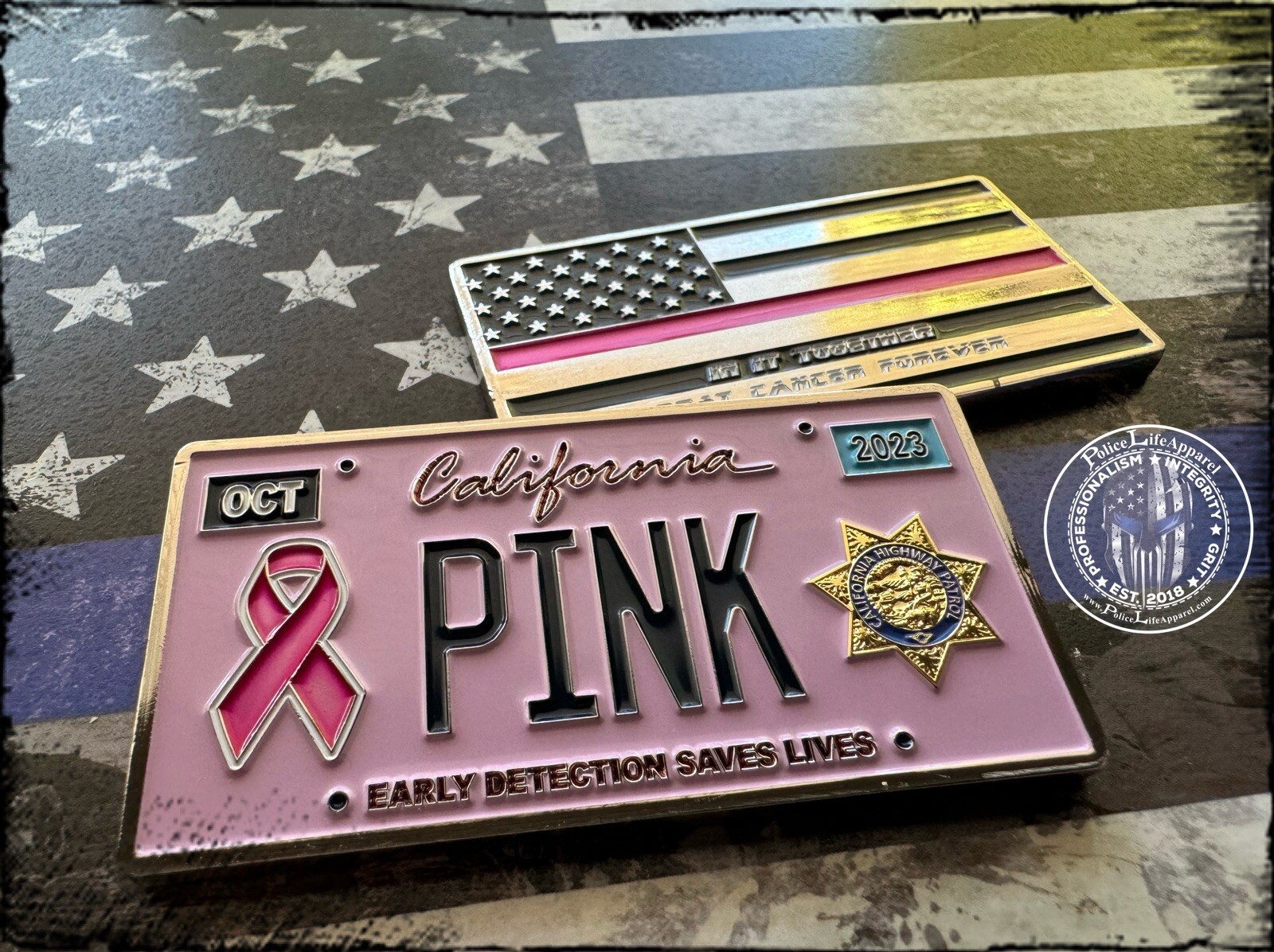 2023 Cancer Support License Plate Challenge Coin | eBay