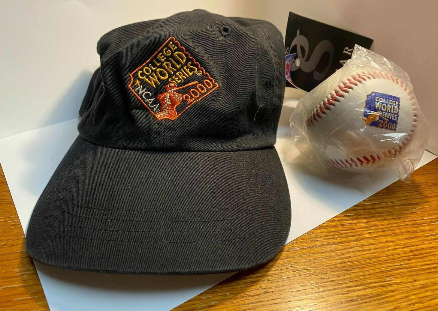 2000 - NCAA - College World Series CWS - Baseball Hat and Baseball ...