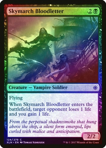 Skymarch Bloodletter FOIL Ixalan NM Black Common MAGIC GATHERING CARD ...