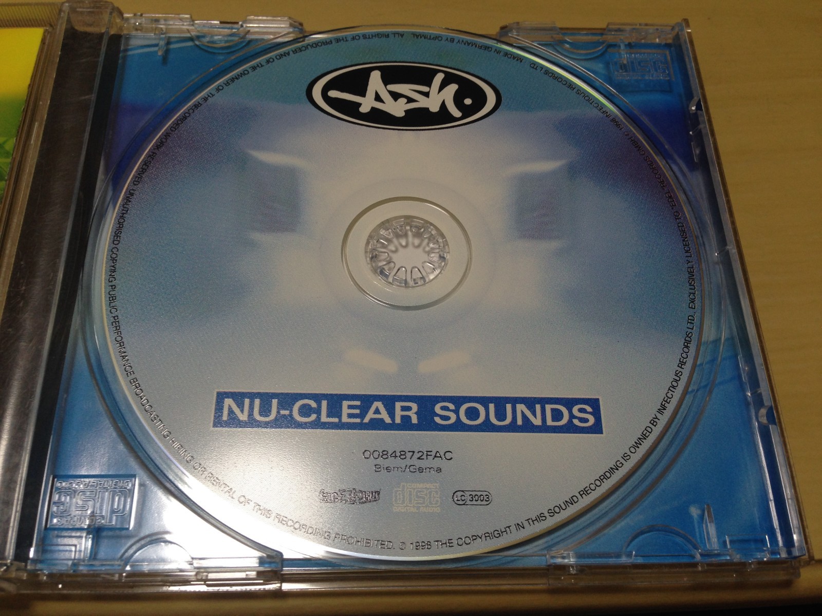 ASH - NU-CLEAR SOUNDS (VGC) LOW EBB, JESUS SAYS, NUMBSKULL, WILDSURF ...