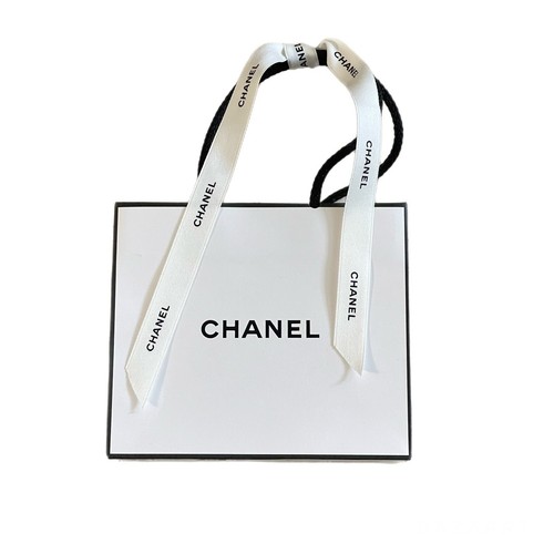 Authentic Chanel Shopping Bag Paper Bag Gift Bag With Camellia Luxury ...