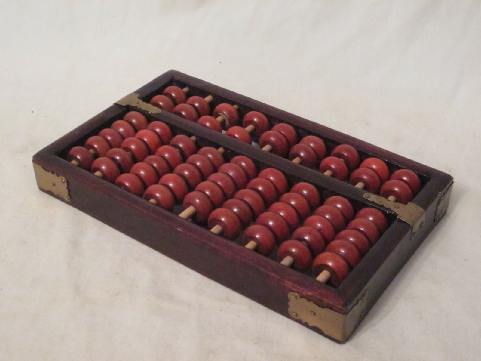 vintage abacus 9 row 63 beads Asian Oriental Chinese manual bead ...