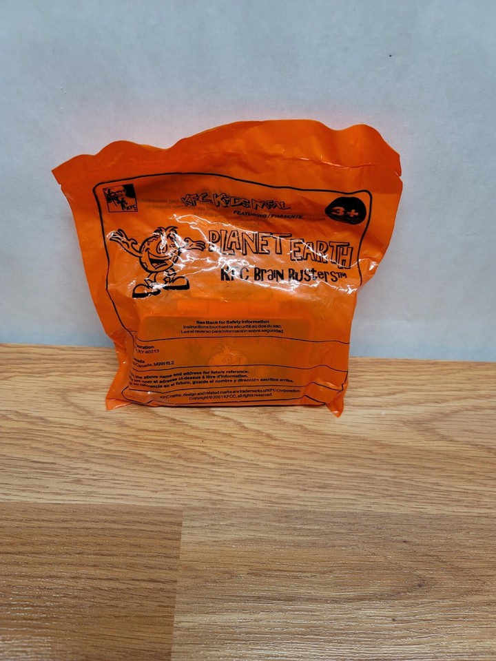 2001 KFC Kids Meal Toy - PLANET EARTH - KFC BRAIN BUSTERS - MINT ...