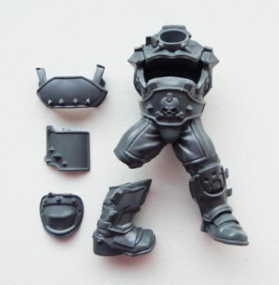 Warhammer 40K Necromunda House Goliath Ganger (A) Torso Legs & Armour ...