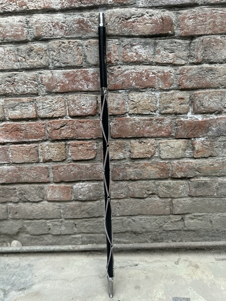 Drum Major Mace Stave & Stick - 4 Parts Chrome Plated Crown Head | eBay