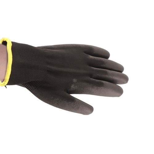 10 Pairs Safety Work PU Coated Static Proof Nylon General Black 8(M) | eBay